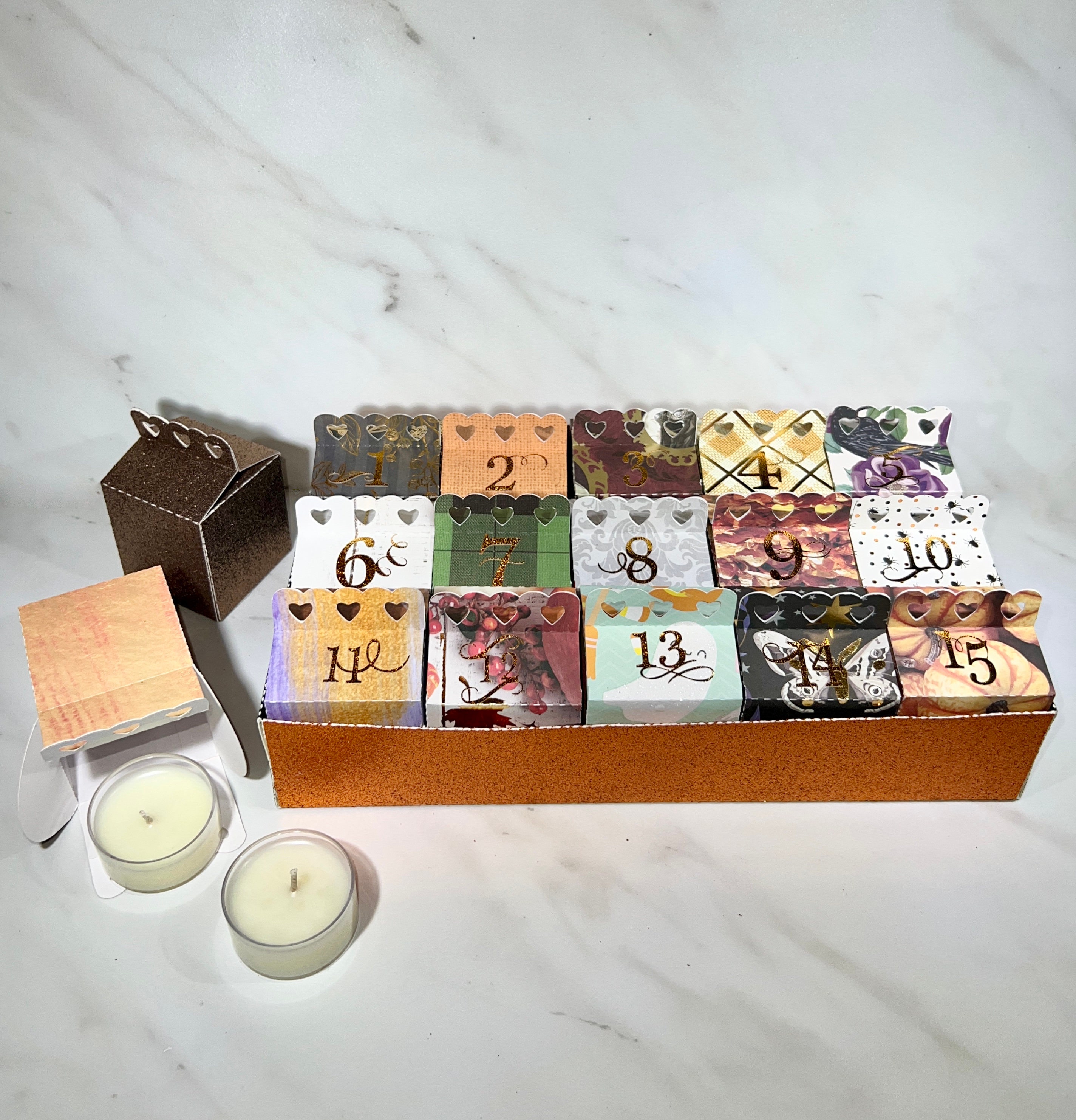 Customize Your Countdown| Scented Tea Lights| Celebration Countdown ...