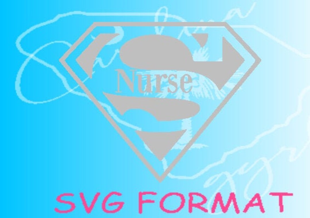 Super Nurse SVG - Etsy