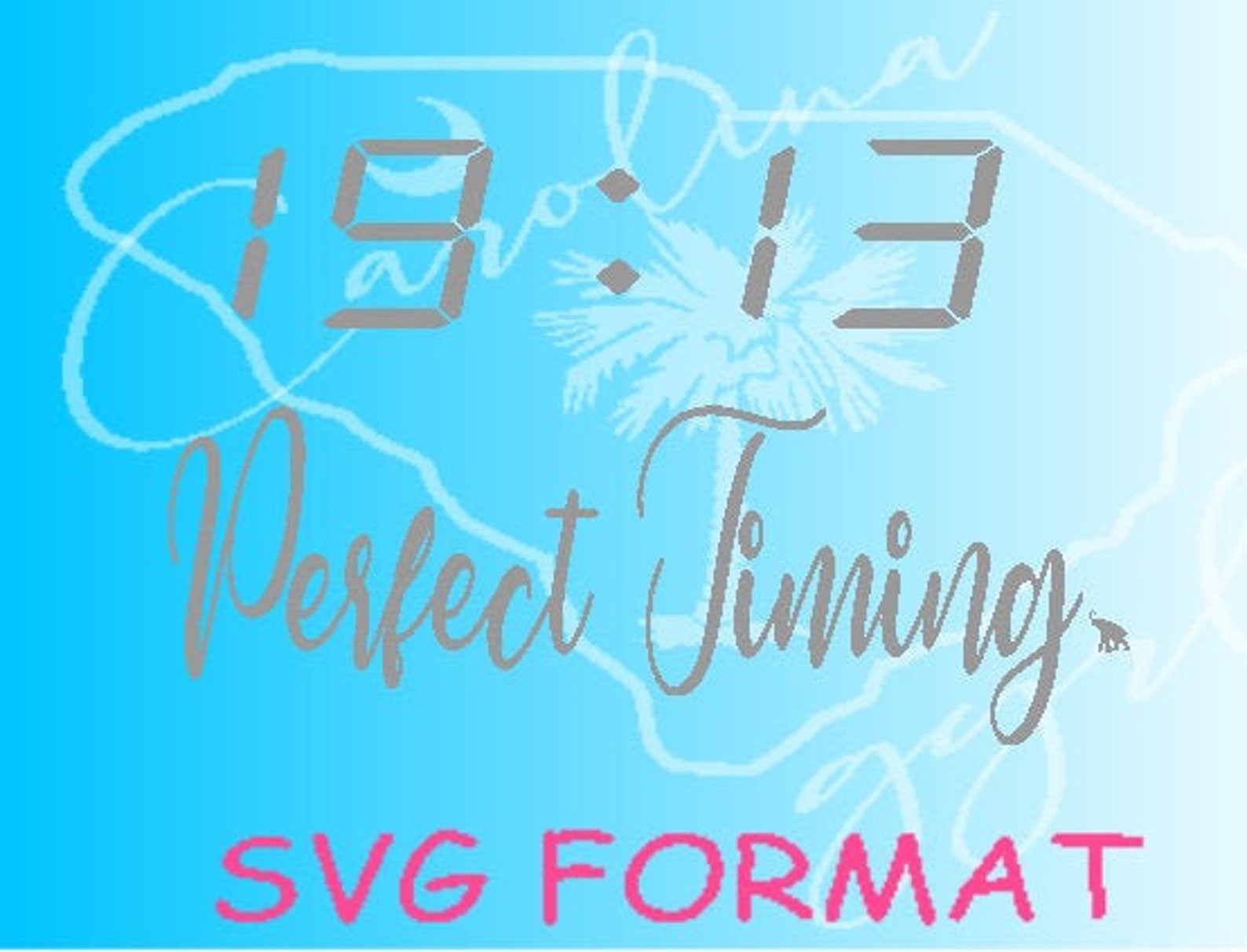 Perfect Timing SVG - Etsy