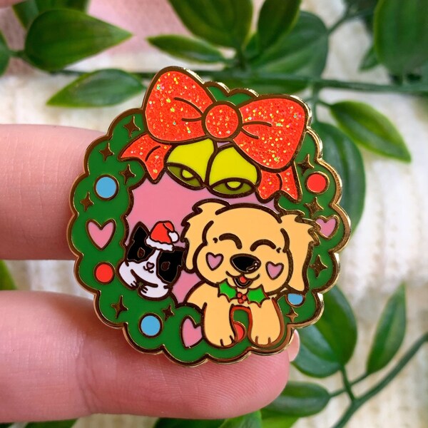 Christmas Enamel Pin - Etsy