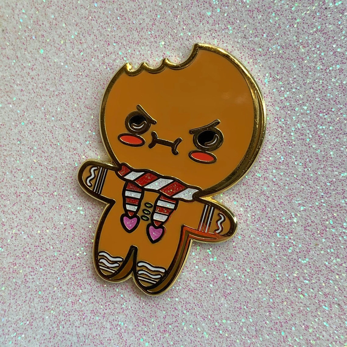 Angry Gingerbread Enamel Pin Hard Enamel Pin Christmas - Etsy