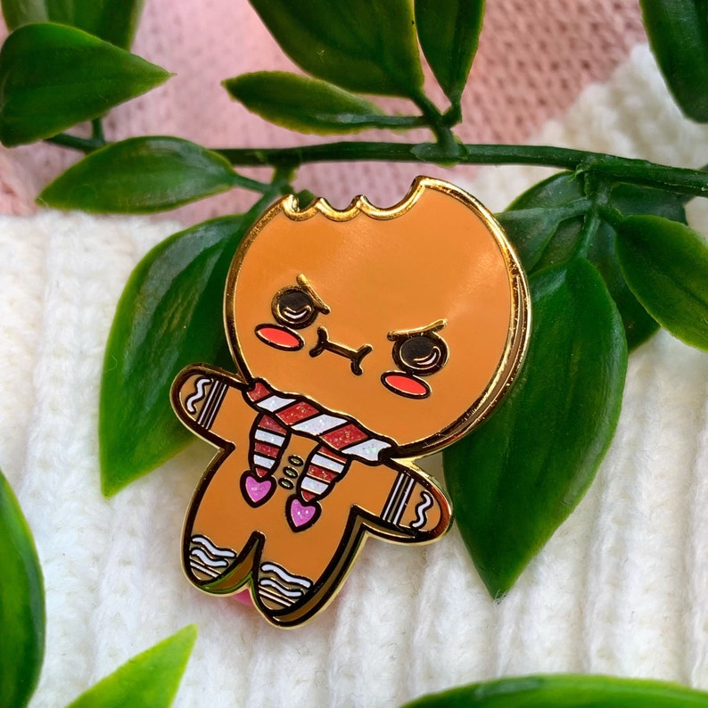 Angry Gingerbread Enamel Pin Hard Enamel Pin Christmas - Etsy