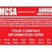 Annual Vehicle DOT Inspection Sticker, FHWA or FMCSA, Vehicle Label ...