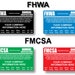 Annual Vehicle DOT Inspection Sticker, FHWA or FMCSA, Vehicle Label ...