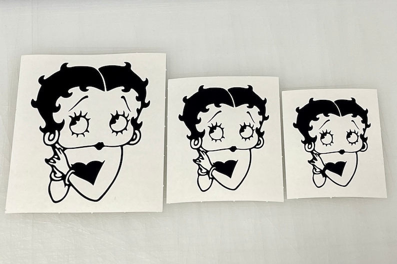 Betty Boop Vinyl Decal, Car Truck Laptop Sticker - Etsy