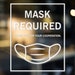 Face Mask Required Sign Storefront Window Decal, Door Sign. - Etsy