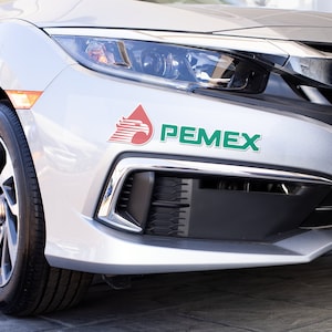 Pemex Sticker Decal,pemex Gas Stationn ,decal,sticker,car Window Decal ...