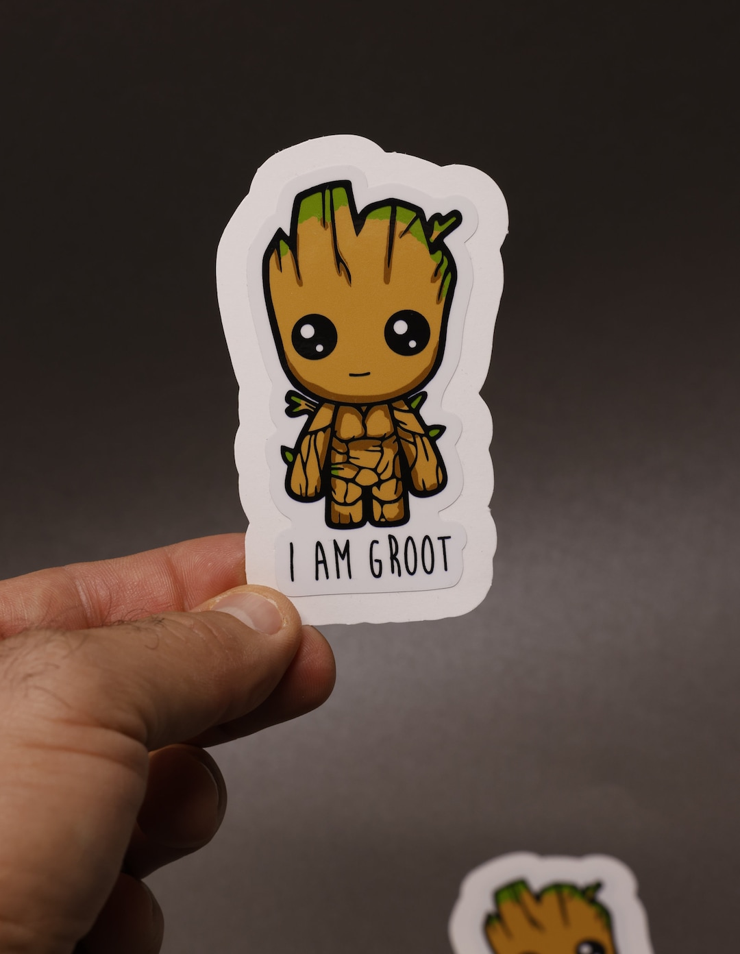 I'm Groot 5 Stickers Pack, Baby Groot Laptop Sticker, Water Bottle ...