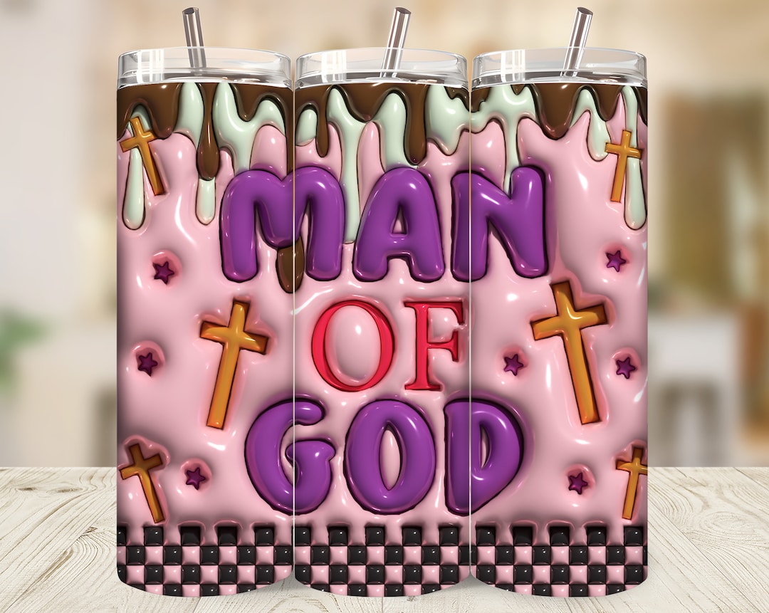 3D Man of God Bible Inflated Sublimation the Saint Christian - Etsy