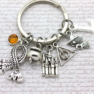 Wizard School Student Keyring, School of Witchcraft, Castle, Witch ...