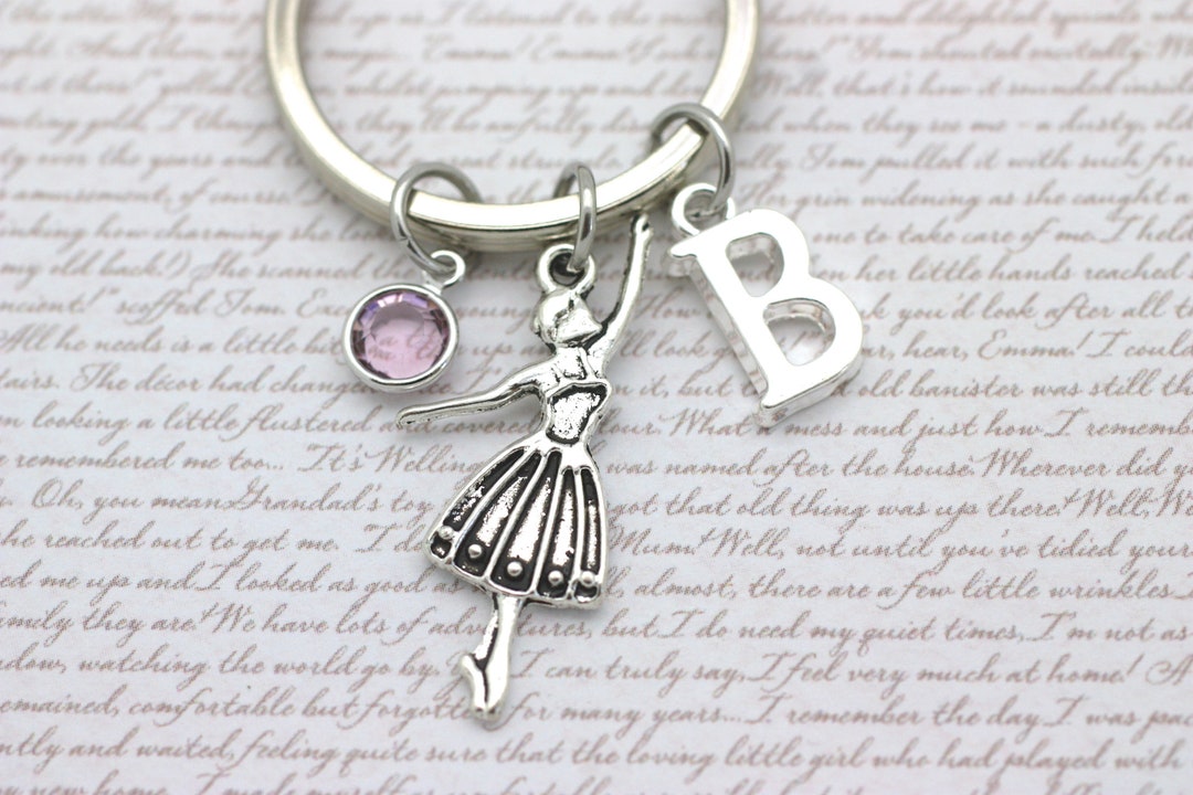 Ballerina Keyring, Ballet Gift, Dance, Dancing, Dancer Gift ...
