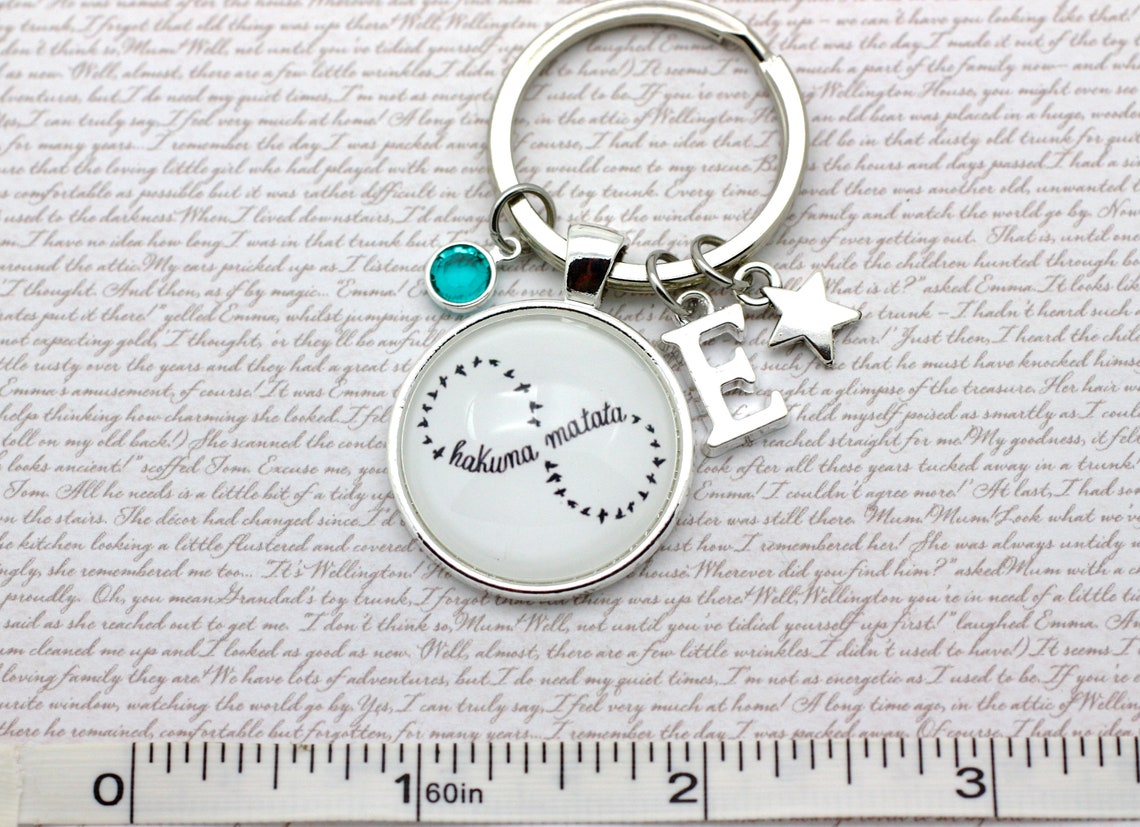 Personalised Hakuna Matata Infinity Symbol Infinity Birds | Etsy