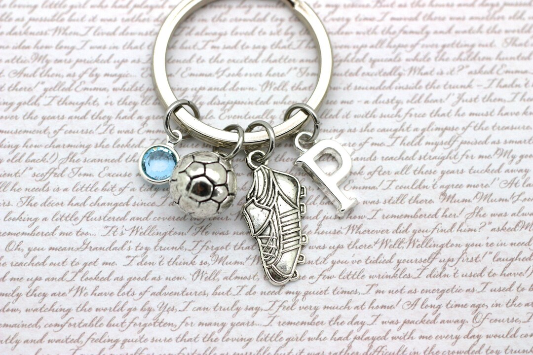 Football Boot and 3D Soccer Ball Keyring Footballer Footie - Etsy