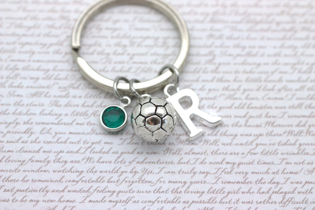 Football, 3D Soccer Ball Keyring, Footballer, Footie, Sports ...