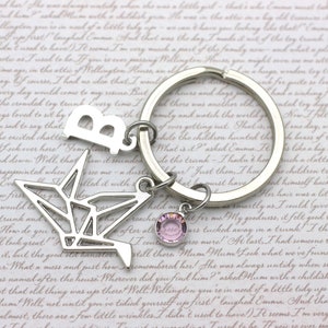Origami Crane Keyring, Crane Charm, Prison Break Gift, Hope Gift ...