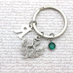 Scotland Keyring, Thistle Flower, Scottish Gift, Sassenach ...