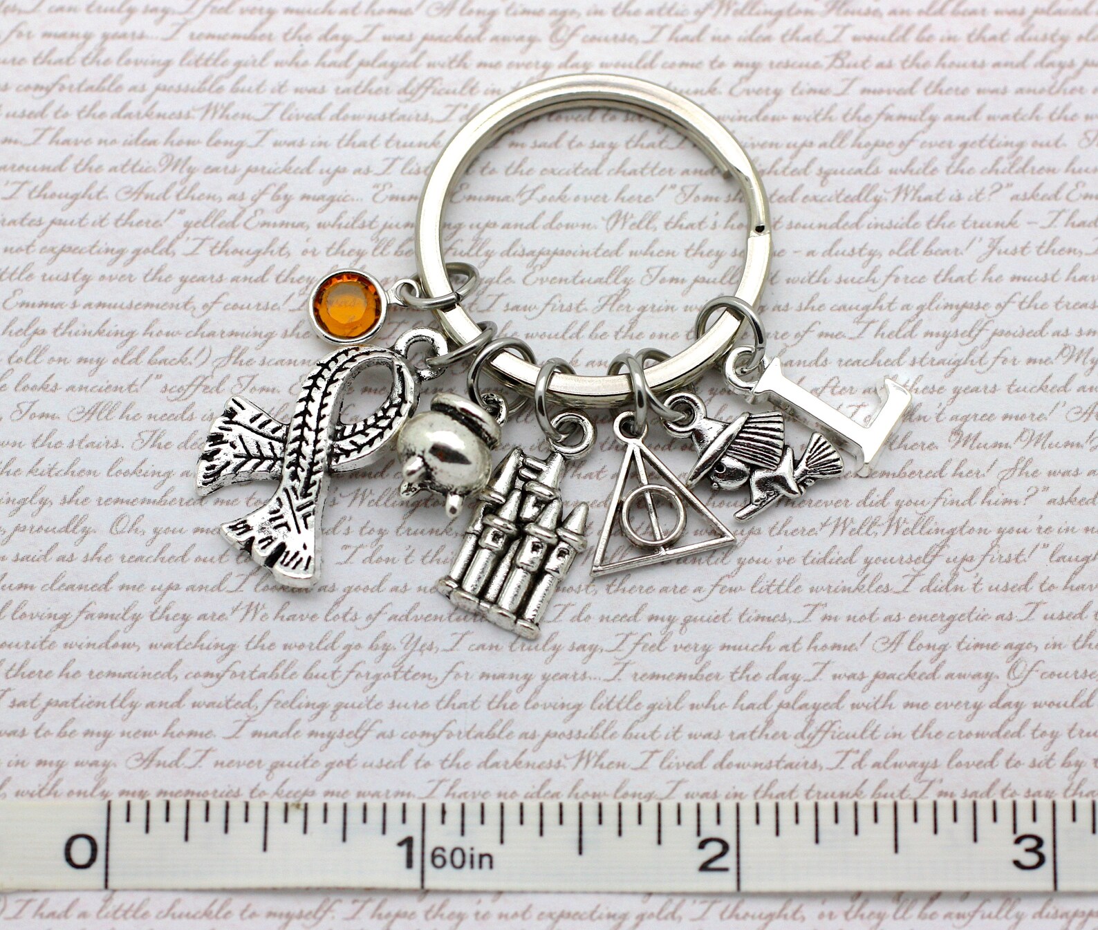 Wizard School Student Keyring, School of Witchcraft, Castle, Witch ...