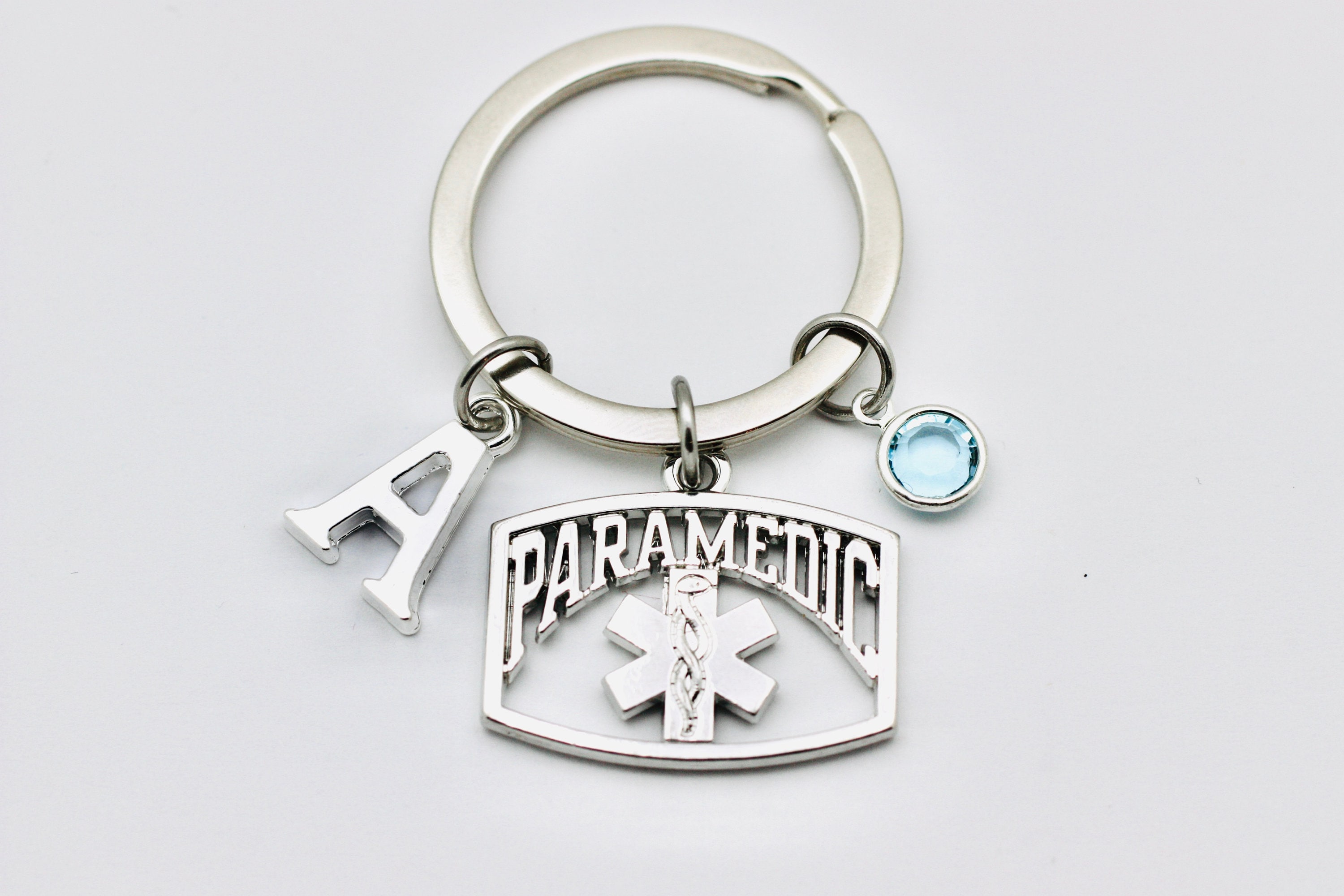 Paramedic Key Ring Medical Gift Rod of Asclepius Ambulance - Etsy UK