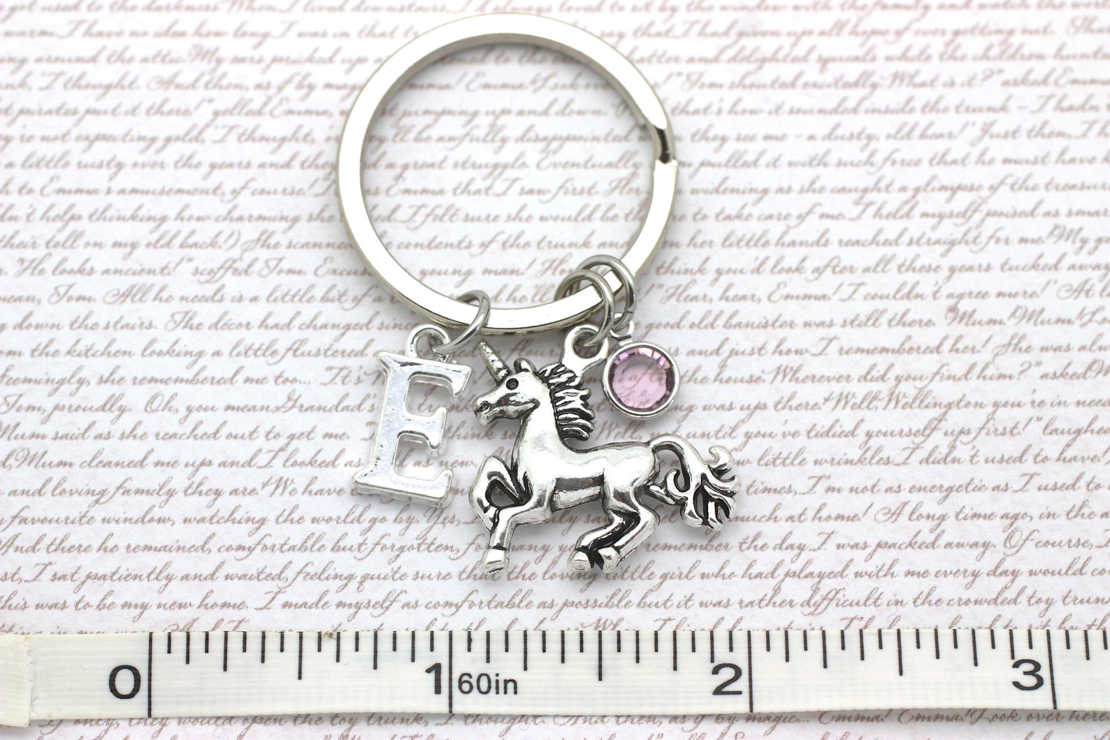 Unicorn Keyring Unicorn Charm Narnia Unicorn the Last - Etsy