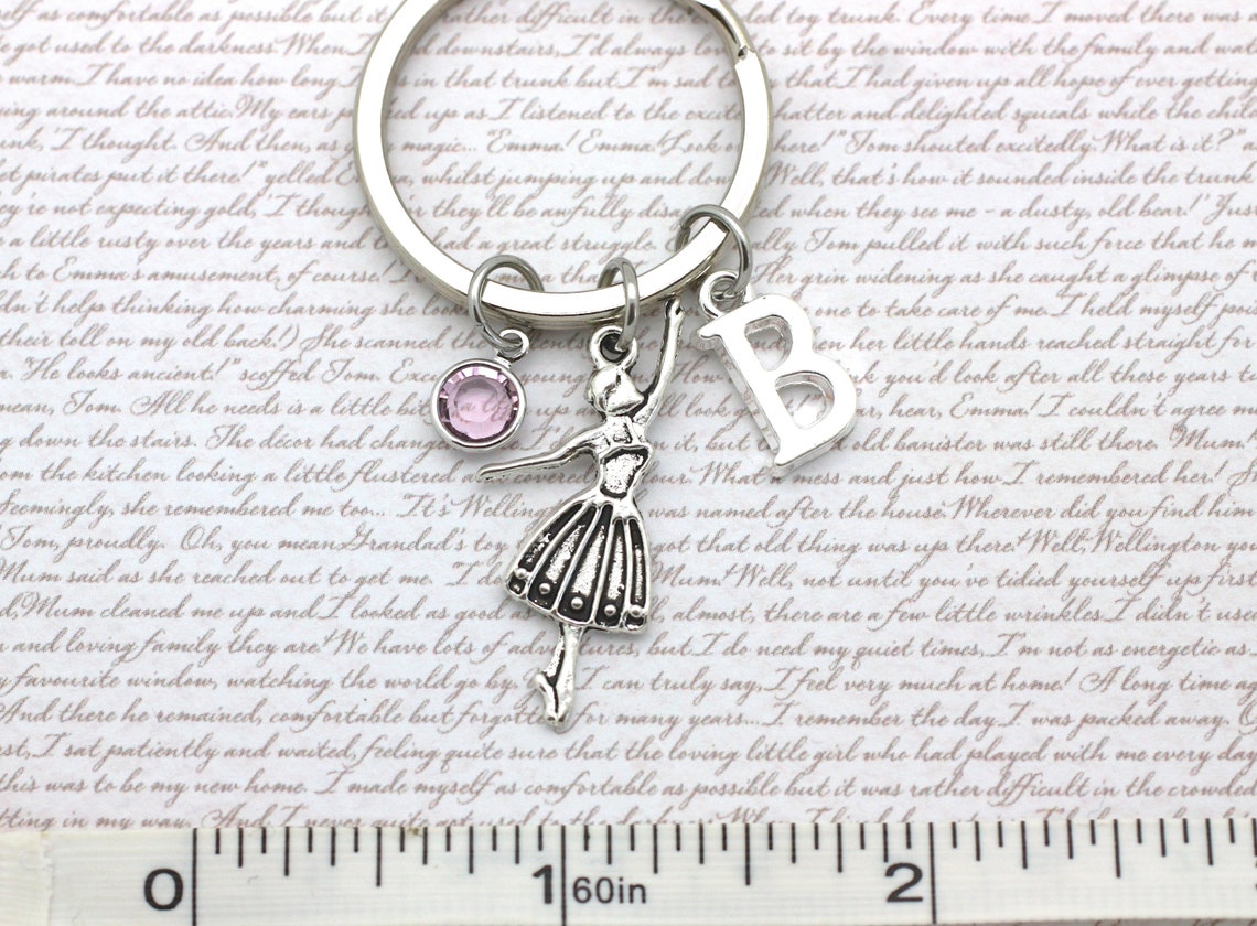 Ballerina Keyring Ballet Gift Dance Dancing Dancer Gift - Etsy