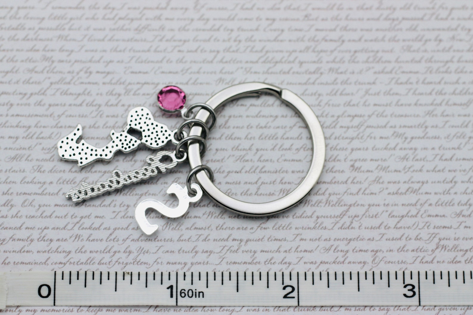 Cheerleader Charm Keyring, Cheerleading Gift, Dance, Dancing ...