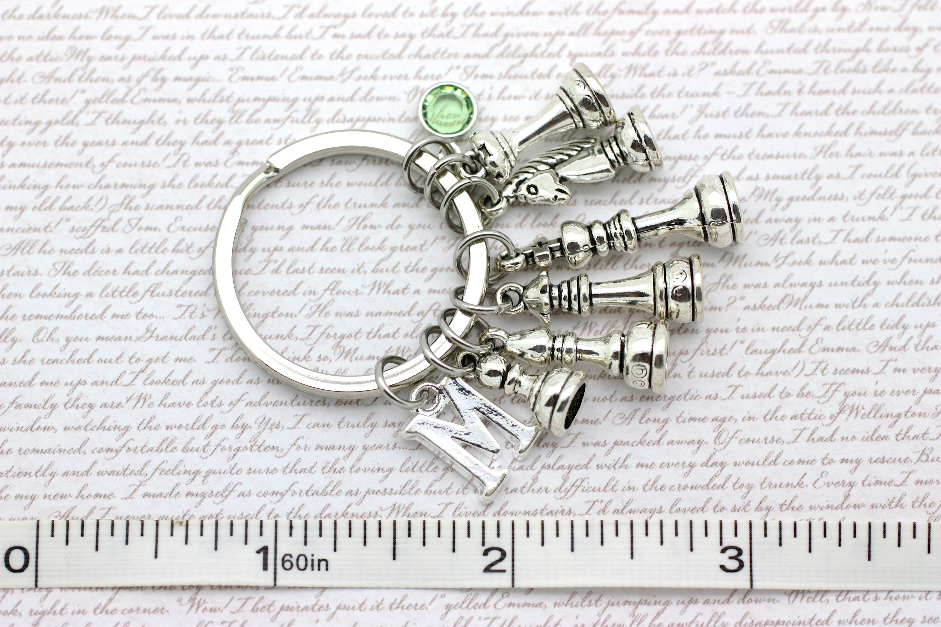 Chess Keyring Chess Set King Queen Rook Knight Bishop - Etsy UK
