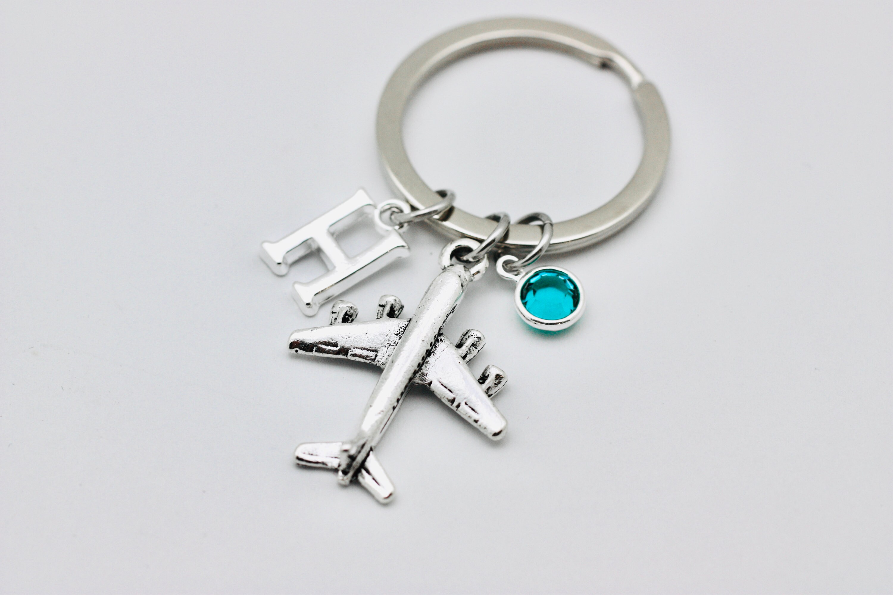 Aeroplane Key Ring Airplane Plane Flying Pilot Gift Cabin | Etsy