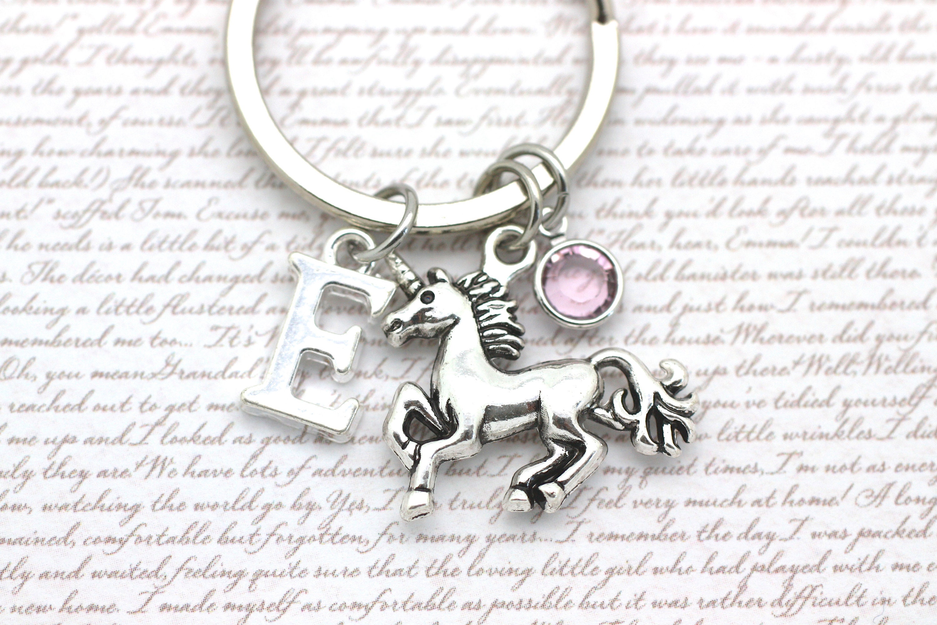 Unicorn Keyring Unicorn Charm Narnia Unicorn The Last | Etsy