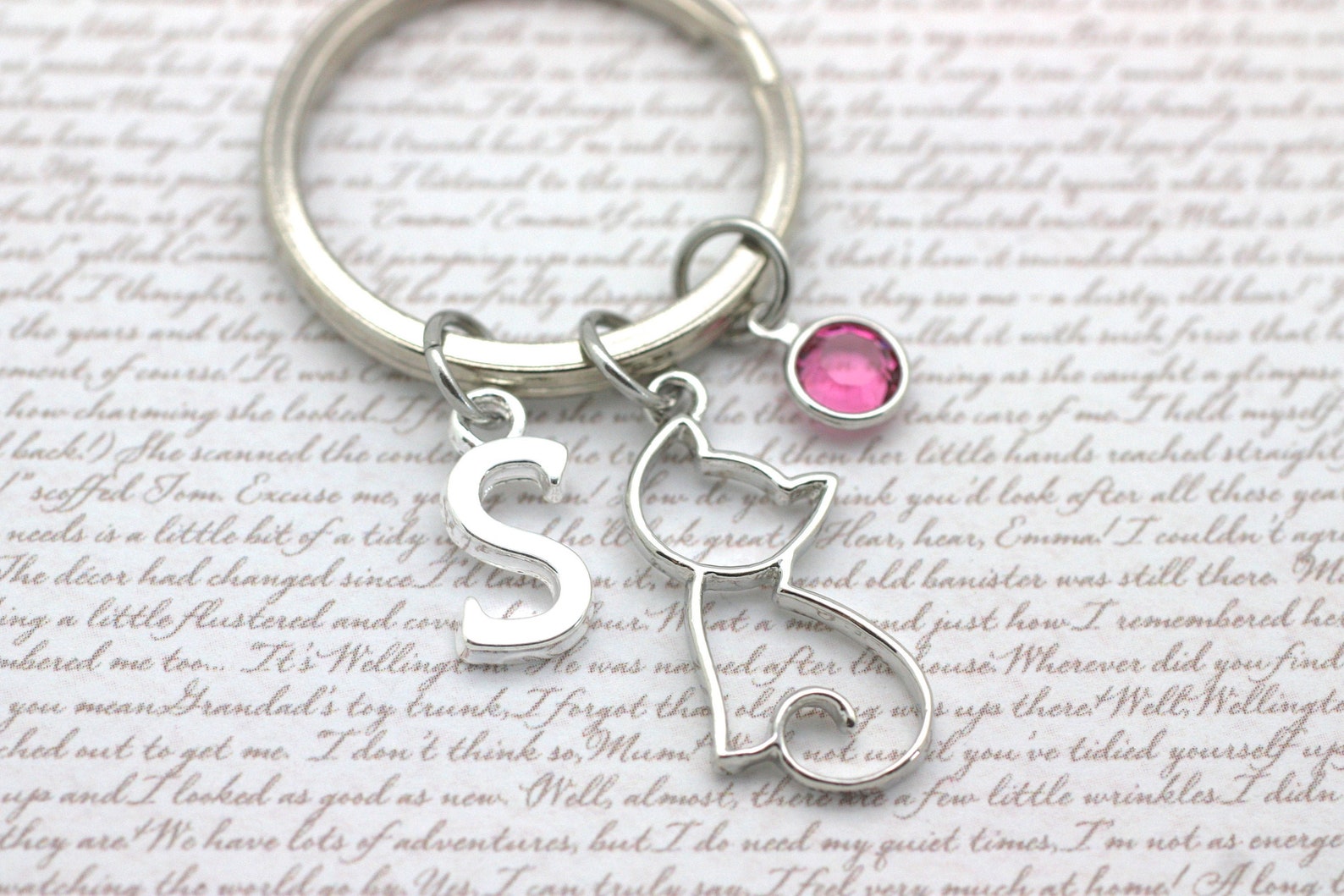 Cat Keyring Cute Kitten Gift Persian Siamese Ragdoll | Etsy