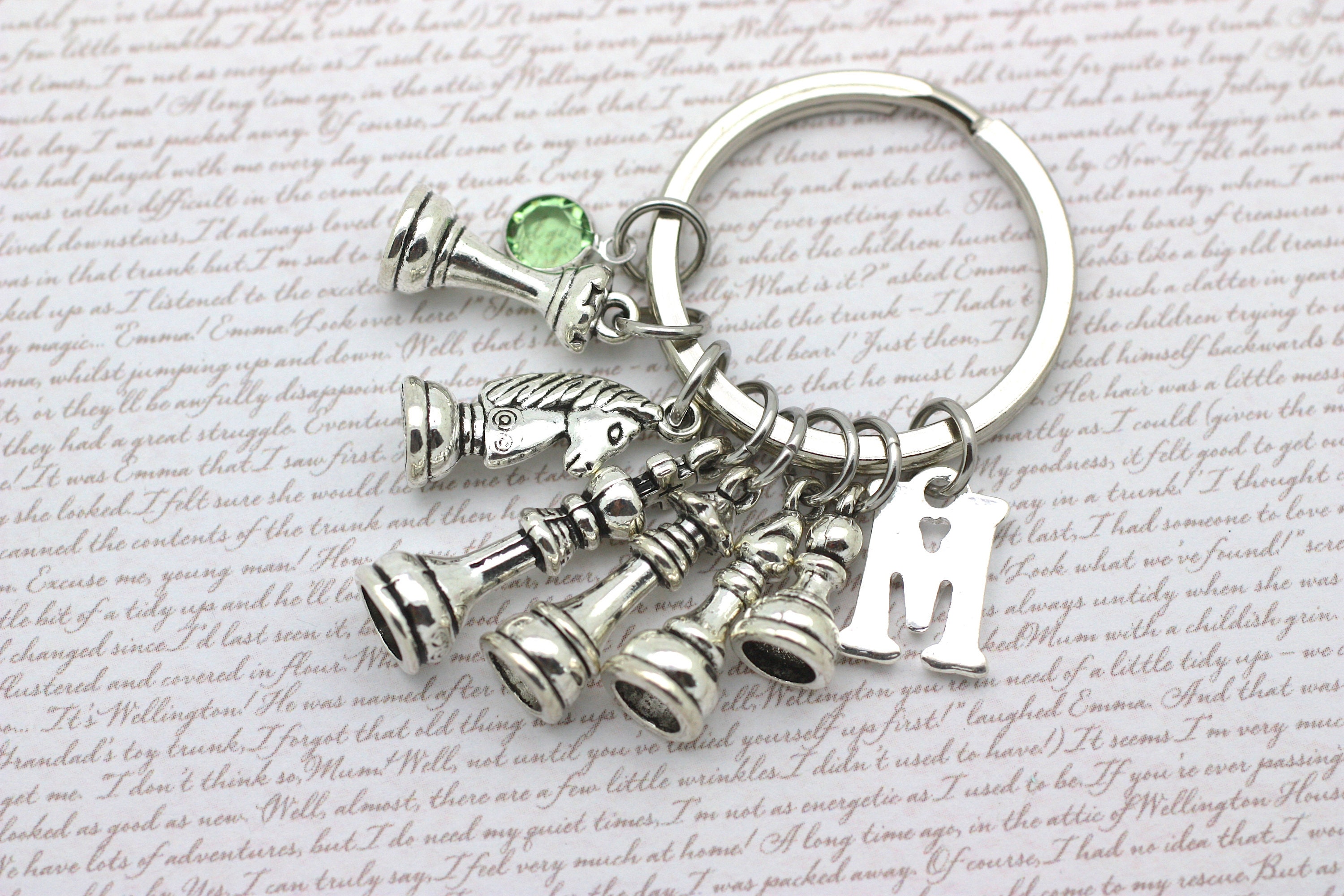 Chess Keyring Chess Set King Queen Rook Knight Bishop - Etsy UK