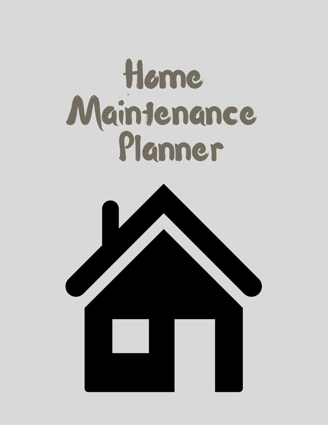 Printable Home Maintenance Planner, House Cleaning Checklist, Repair Tracker, Seasonal Tasks ...