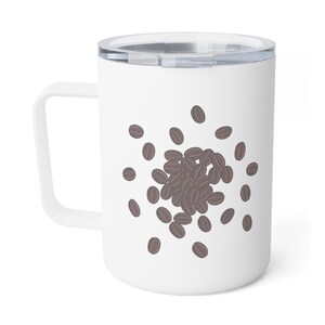 Sip Happens Insulated Coffee Mug: 10oz Stainless Steel Travel Cup - Etsy