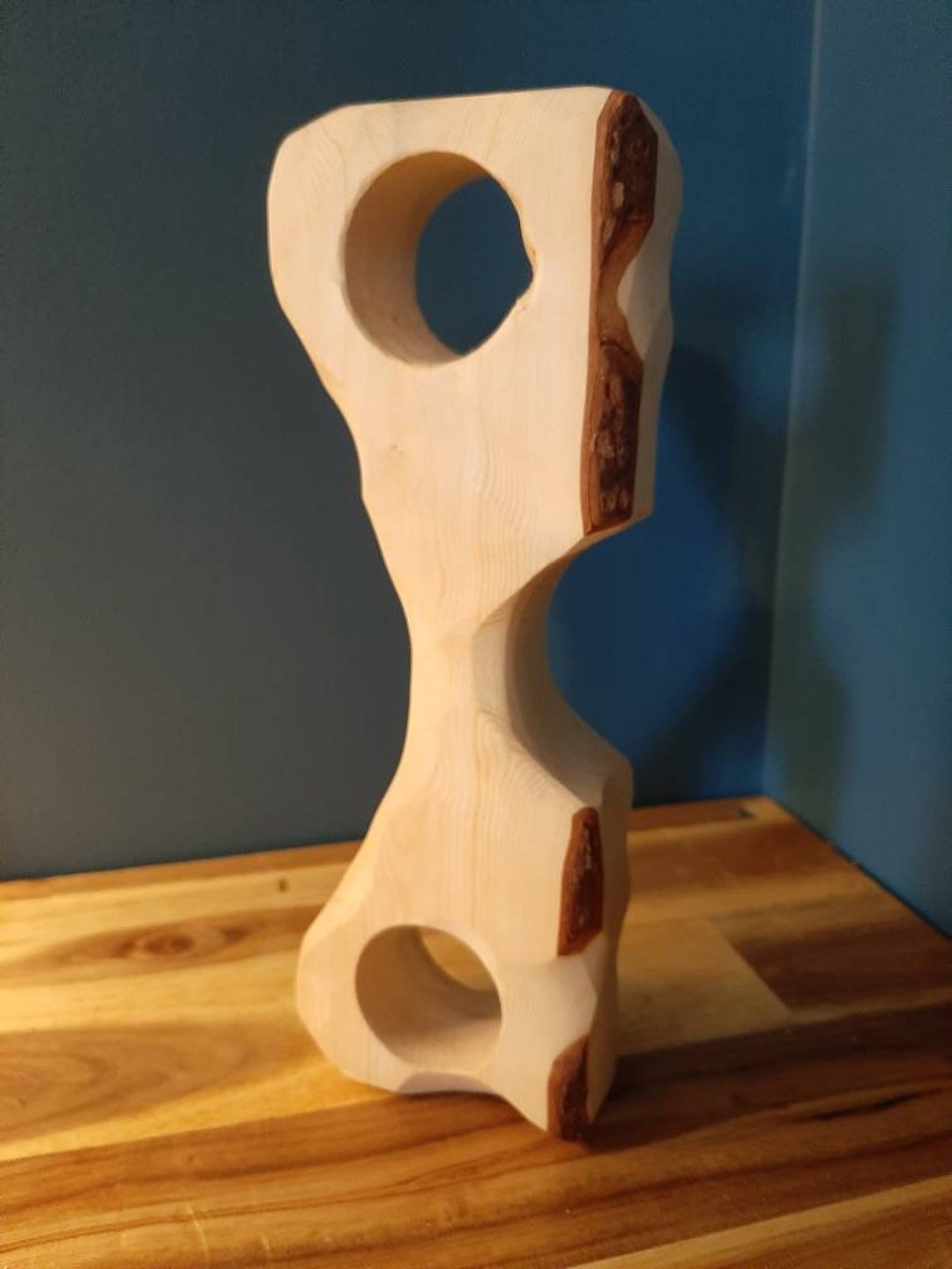 Sculpture Wooden Small Abstract Artwork Handmade Home Decor - Etsy