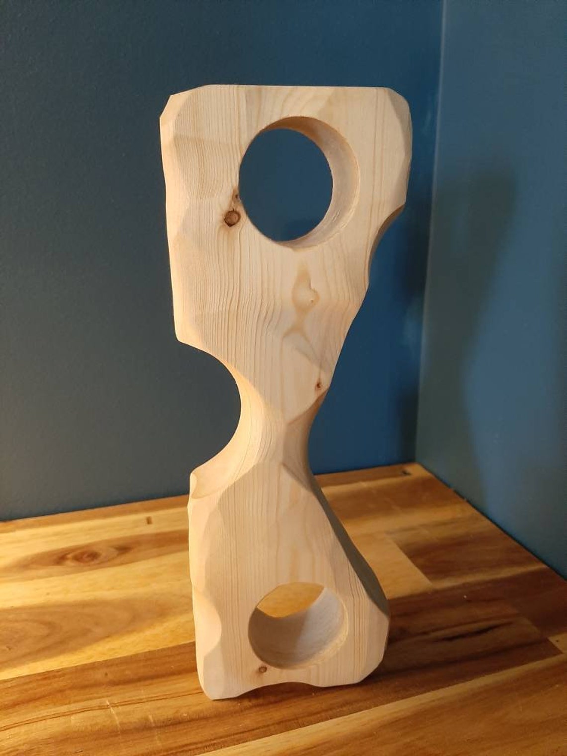 Sculpture Wooden Small Abstract Artwork Handmade Home Decor - Etsy