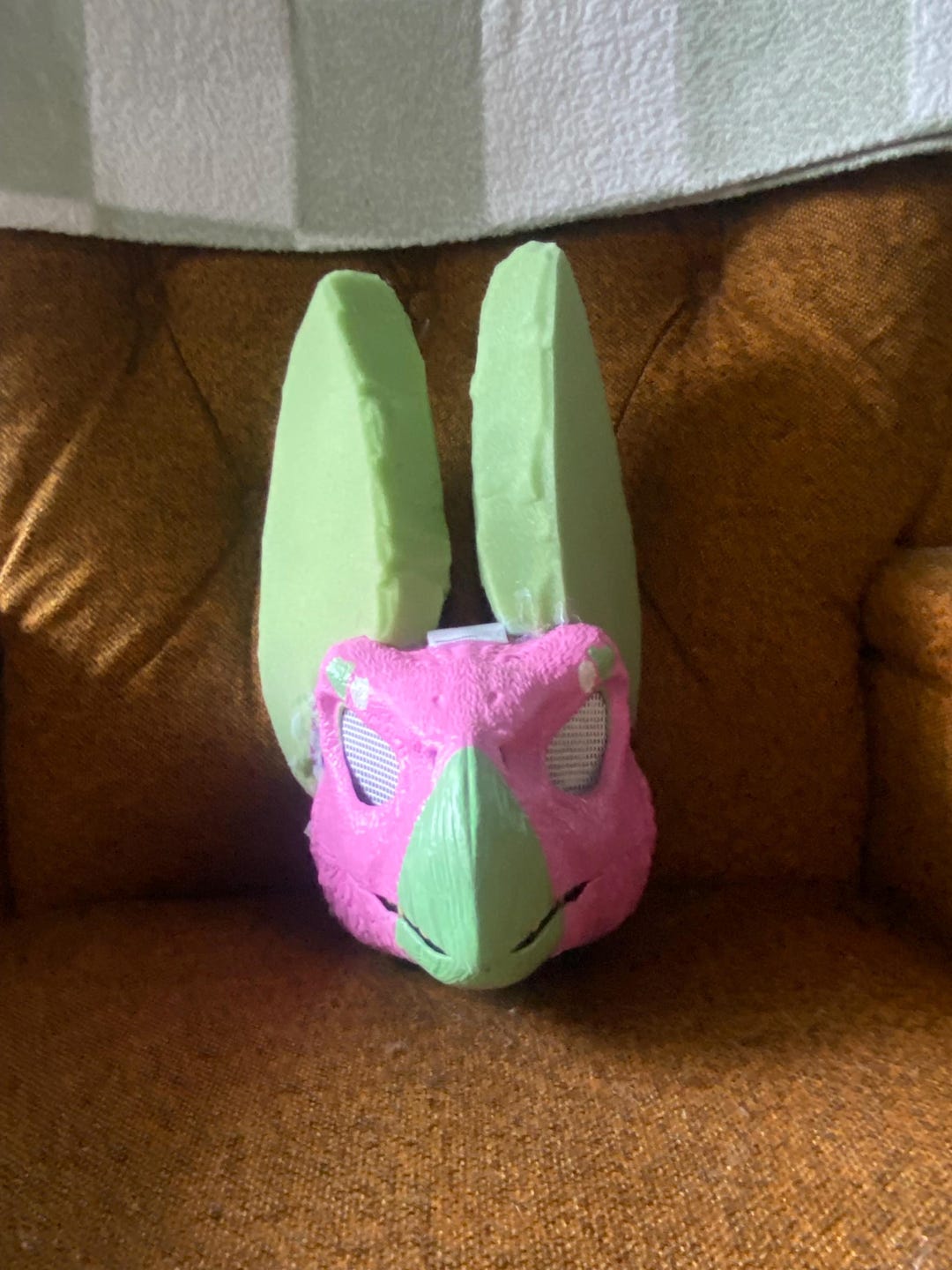 Painted Dino Mask With Foam Ears - Etsy