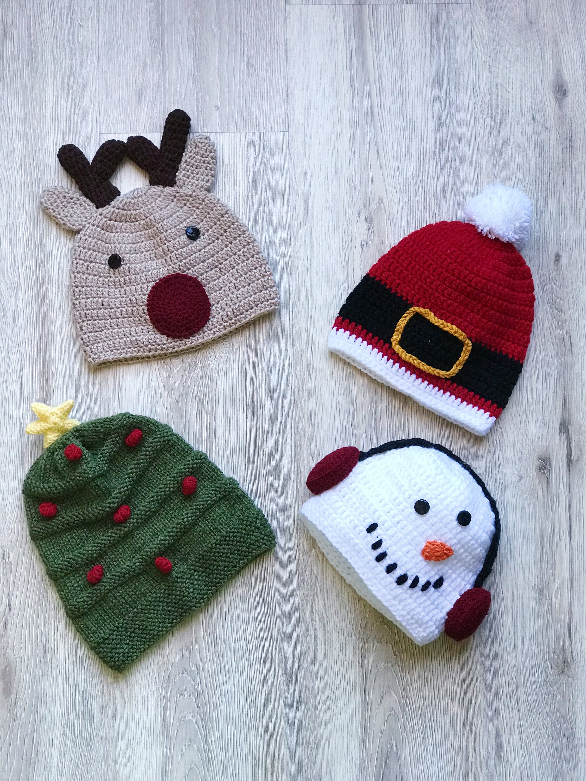Custom Christmas Knit Hats for Kids - Etsy