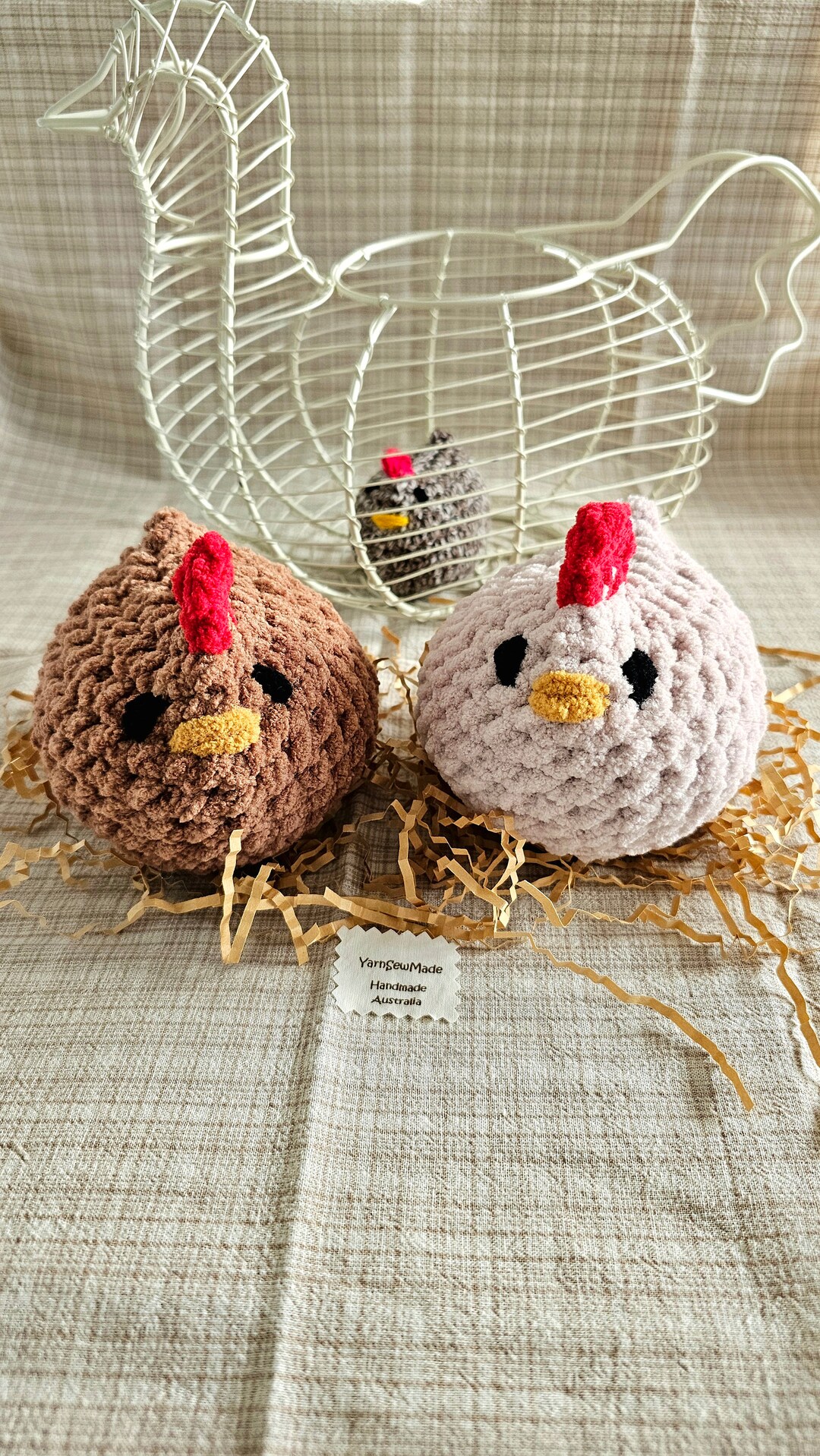 Chicken Hen | Chicken Hen Plushie | Ready to Ship! | Home Decor ...