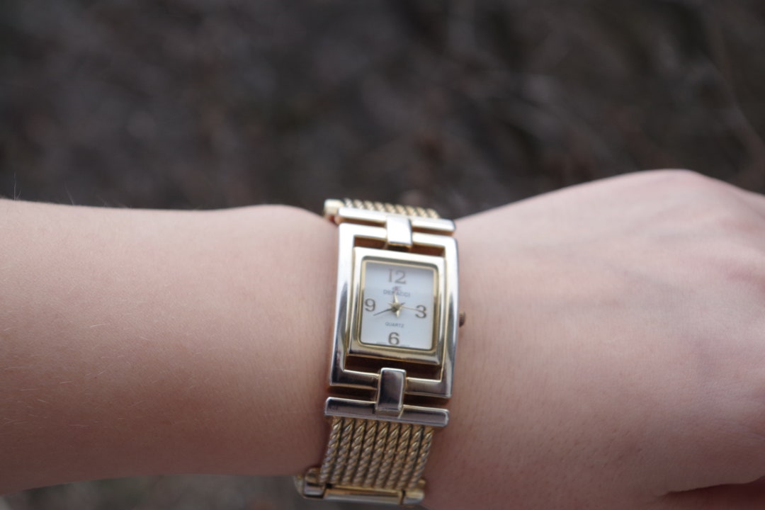 Denacci Ladies Gold Plated Wrist Watch - Etsy
