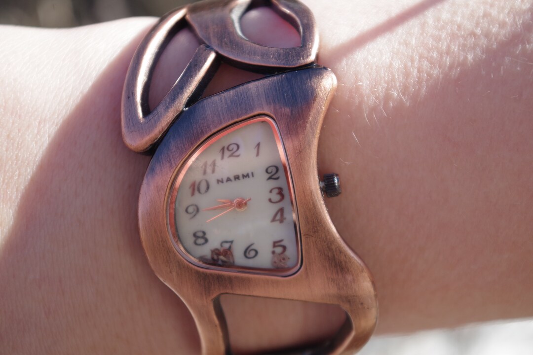 Copper Narmi Ladies Wrist Watch Mother of Pearl - Etsy