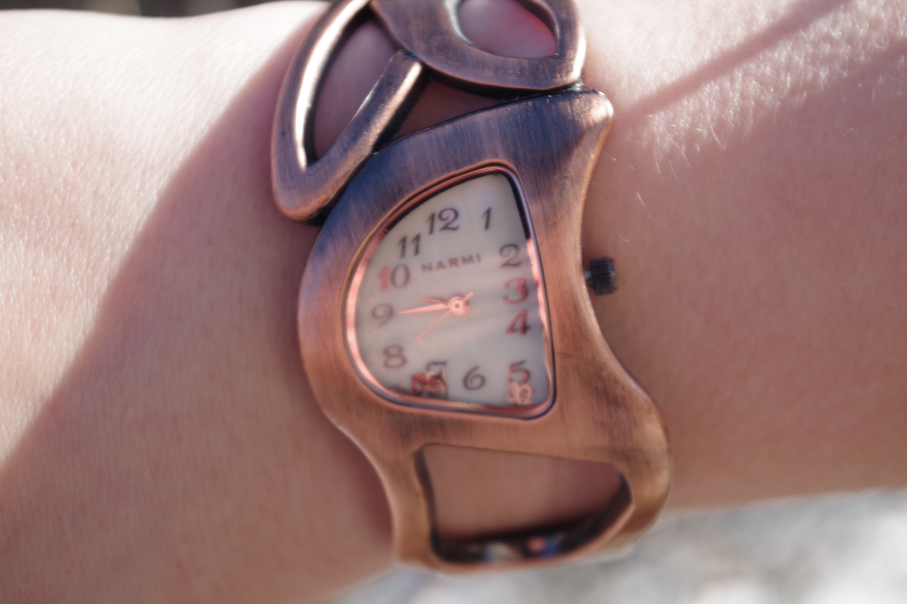 Copper Narmi Ladies Wrist Watch Mother of Pearl - Etsy