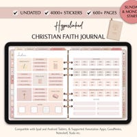 Daily Devotional Journal Template Printable Bible Study Christian Faith ...