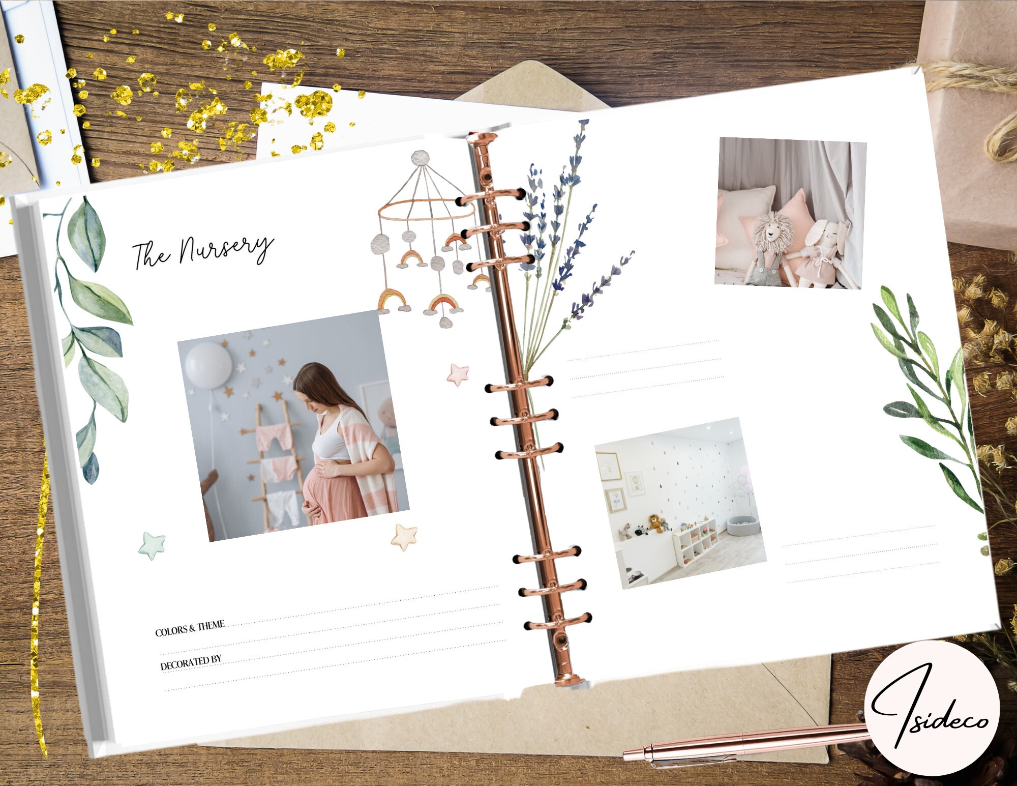 Printable Baby Journal Printable Baby Book Pages Baby Memory Book Baby ...