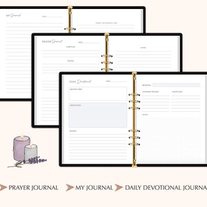 Printable Christian Faith Journal: Bible Study Planner (digital ...