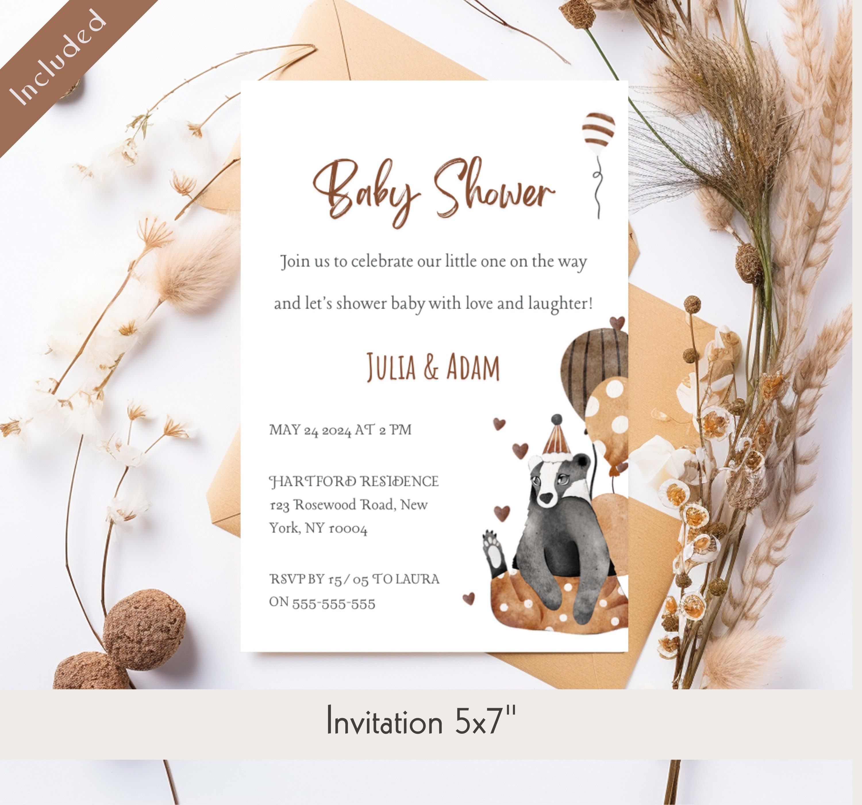 Baby Shower Due Date Calendar Template Printable, Baby Shower ...