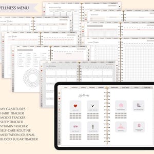 Digital Life Planner, Undated Digital Planner for Ipad, Goodnotes ...