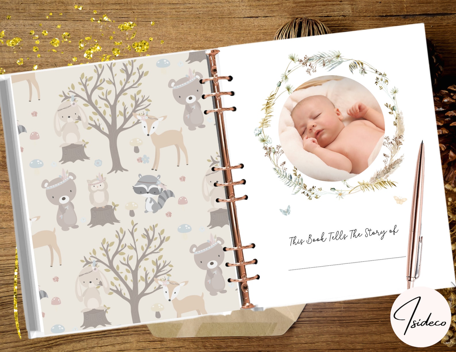 Printable Baby Journal Printable Baby Book Pages Baby Memory Book Baby ...