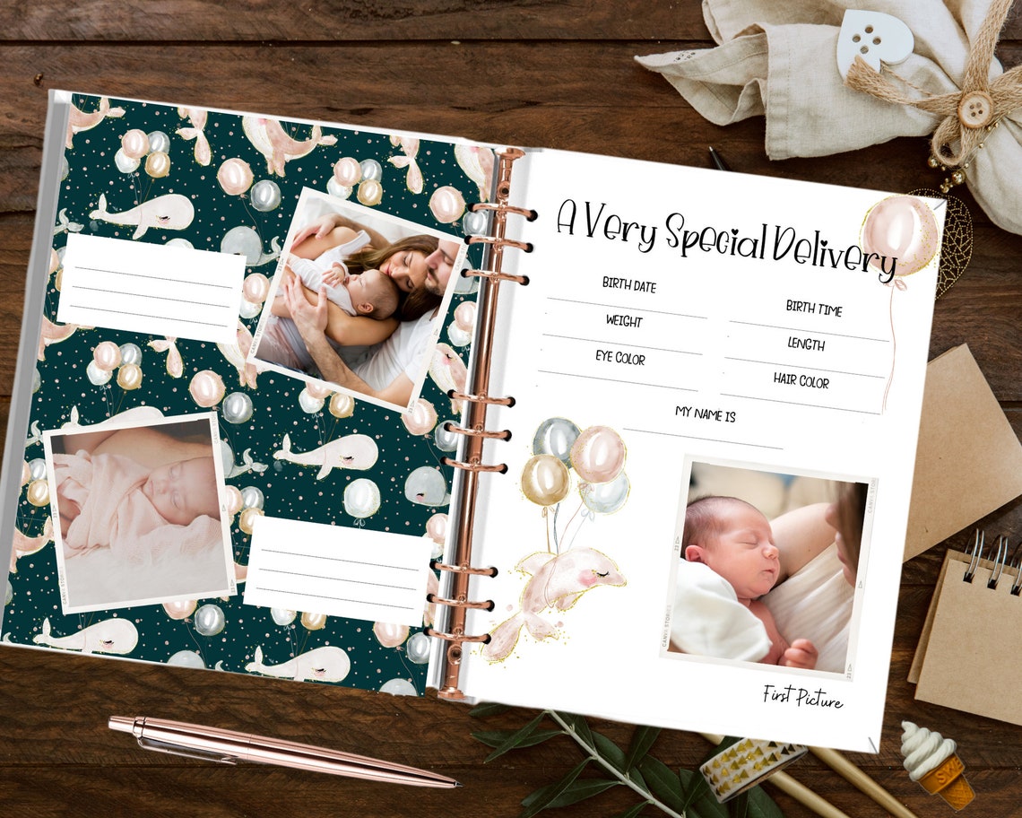 Printable Baby Journal Printable Baby Book Pages Baby - Etsy
