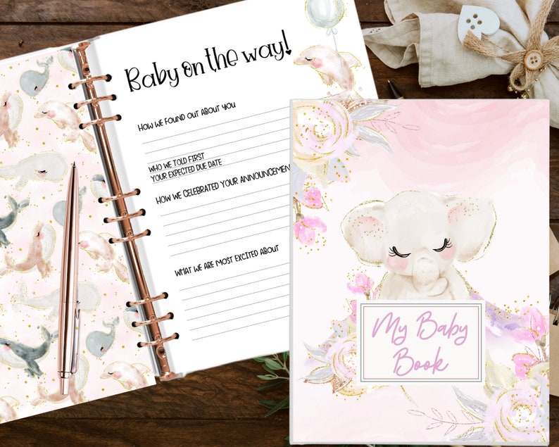 Printable Baby Journal Printable Baby Book Pages Baby - Etsy