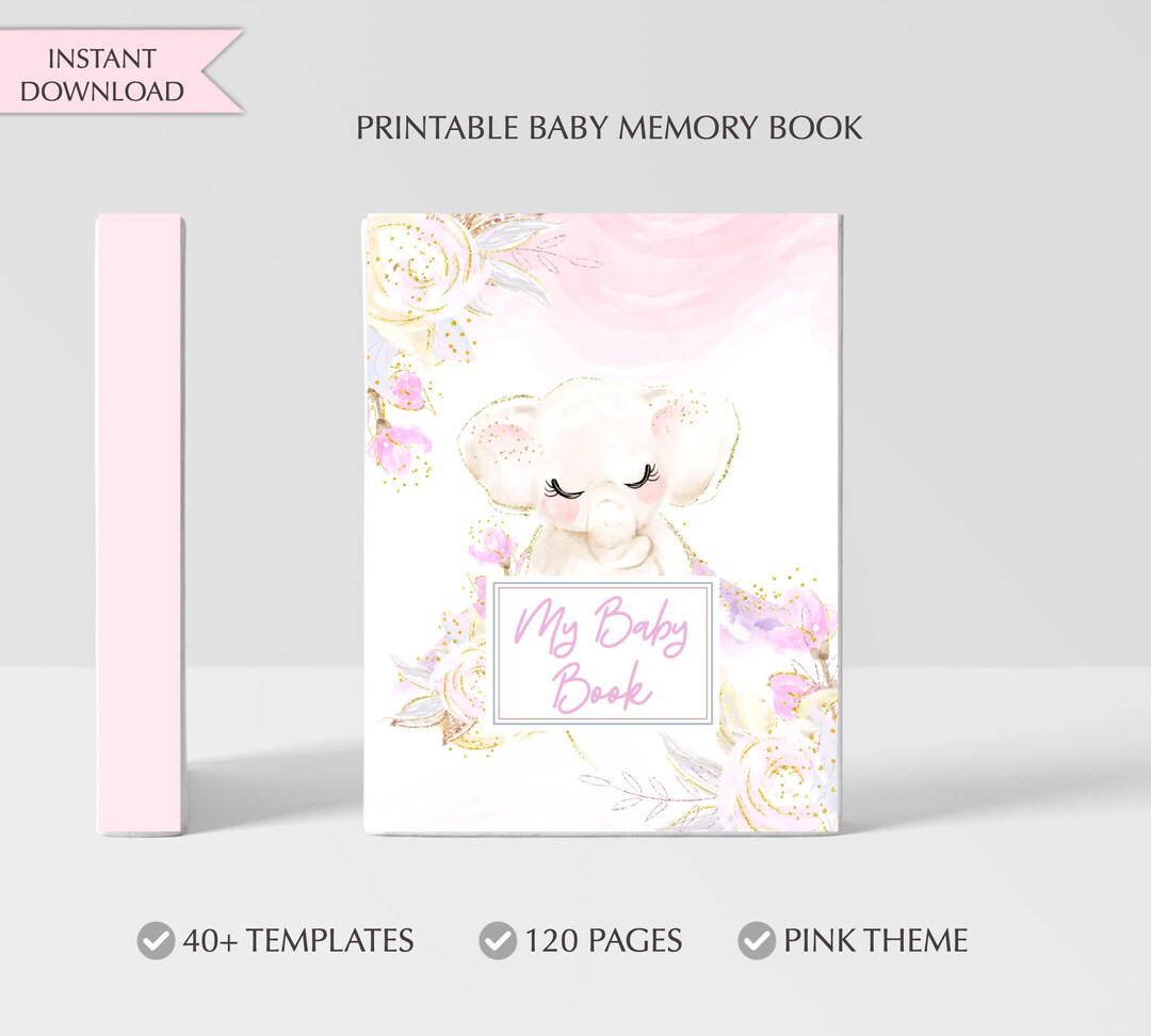 Printable Baby Journal - Printable Baby Book Pages - Baby Memory Book ...