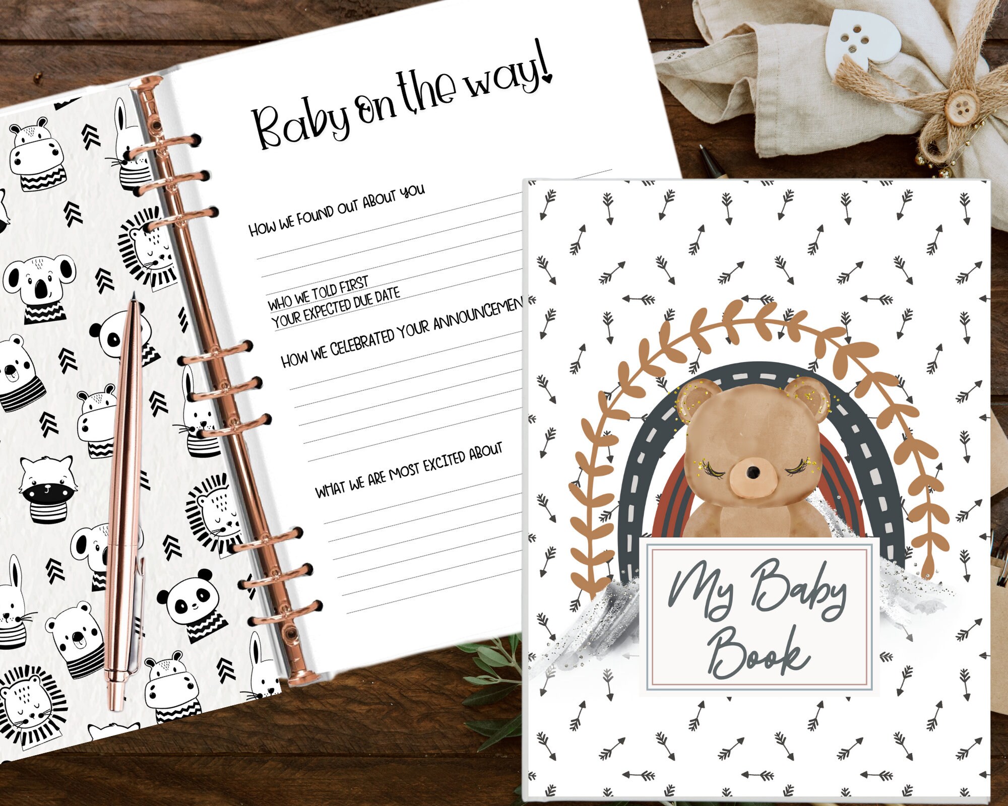 Printable Baby Journal Printable Baby Book Pages Baby - Etsy Canada